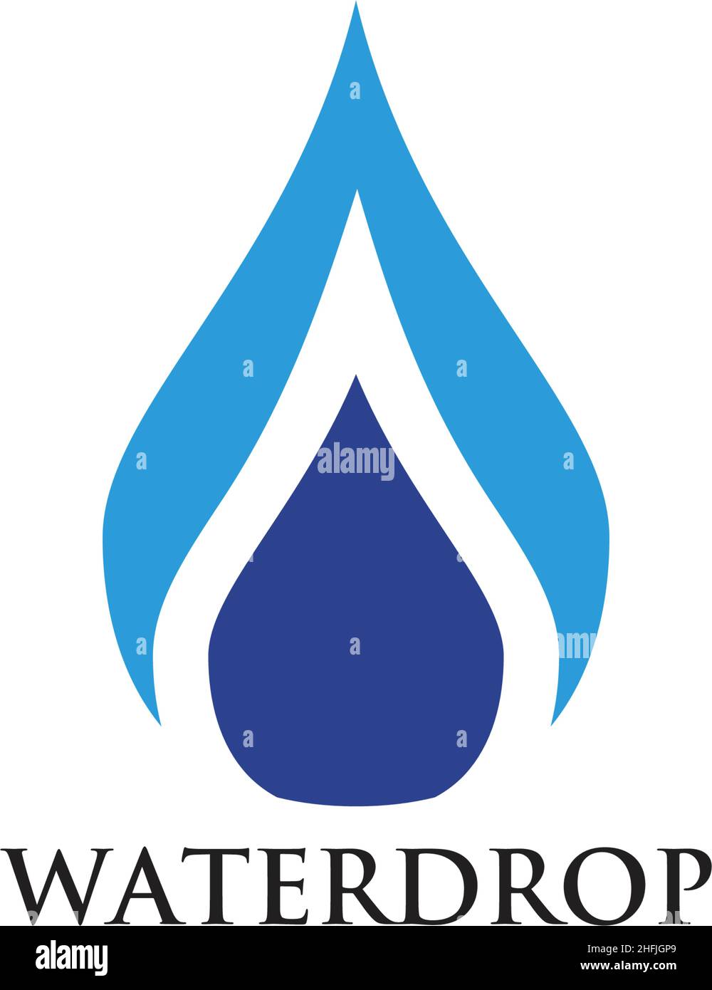 Water drop icon logo design inspiration vector template Stock Vector ...
