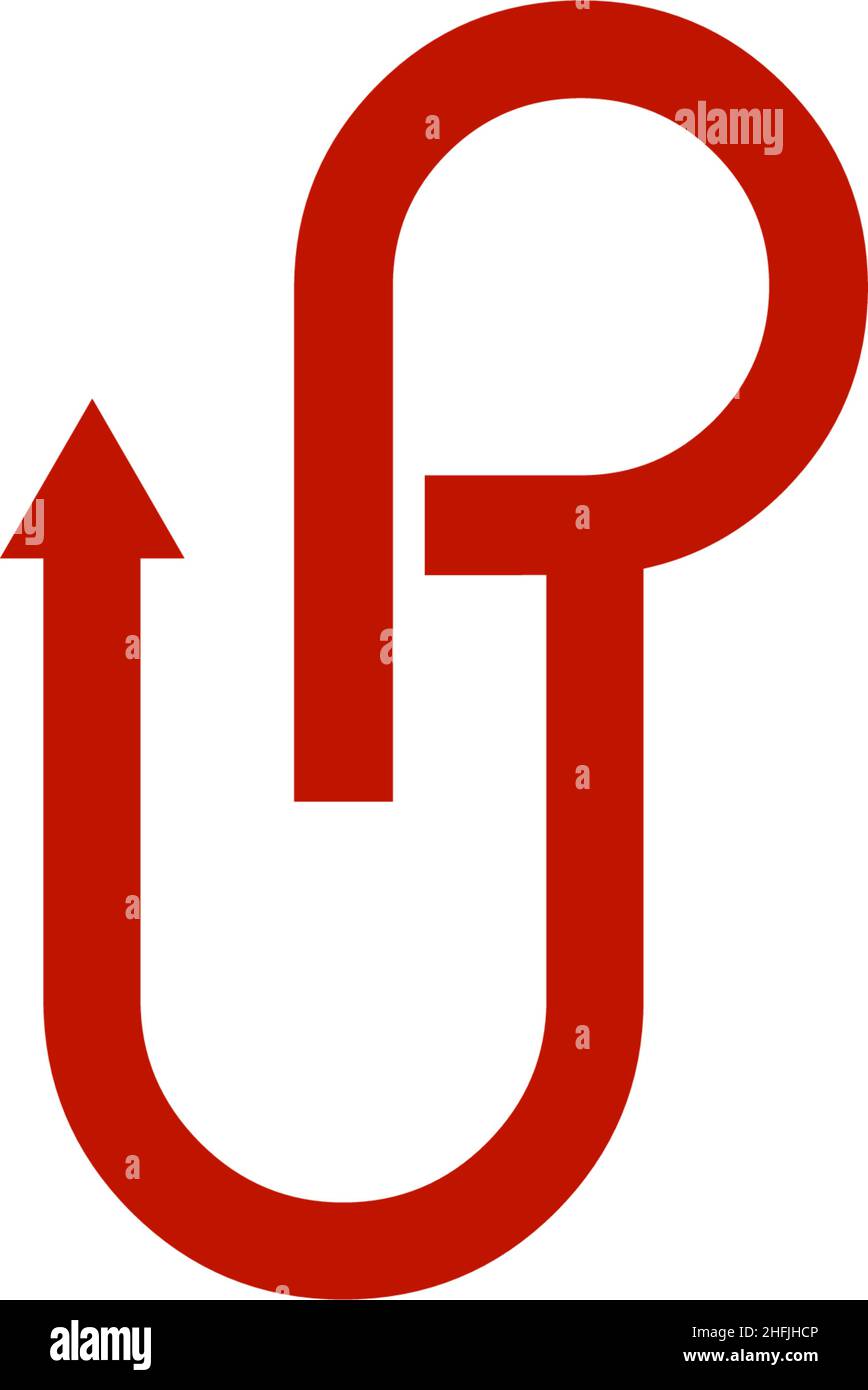 UP typeface lettering icon logo design vector template illustration ...