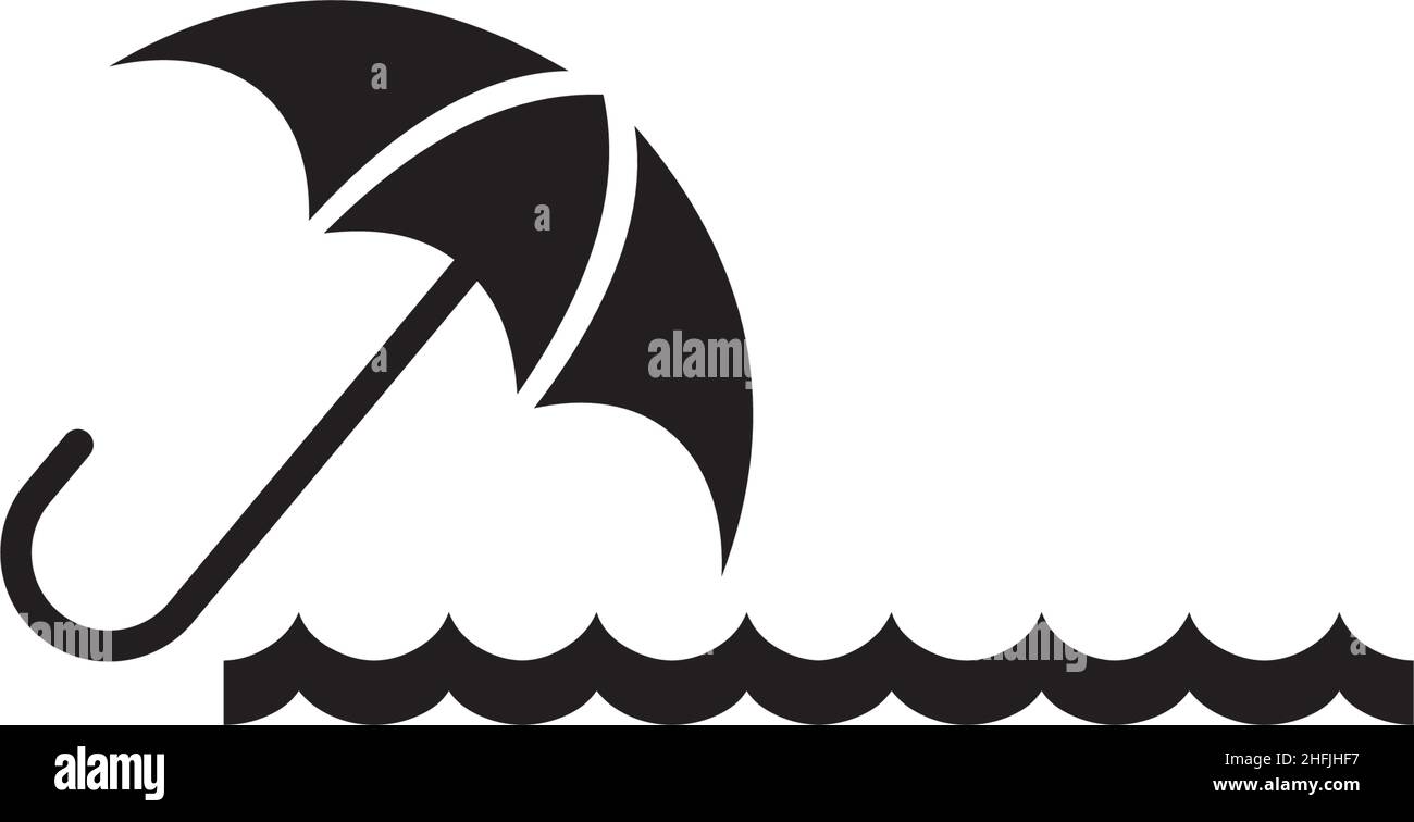 Umbrella icon logo design vector template Stock Vector Image & Art - Alamy