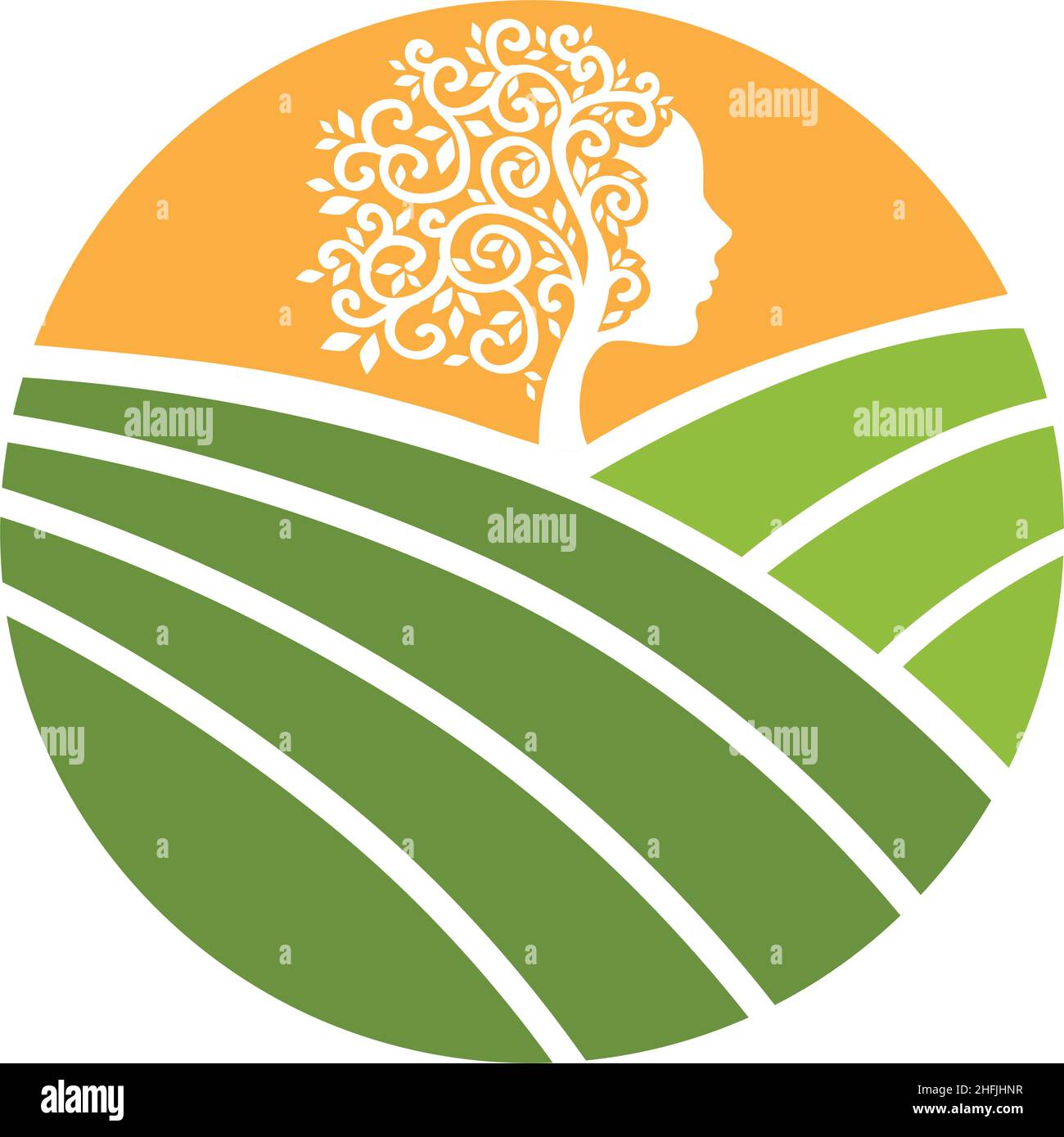 silhouette of a female tree Stock Vector Image & Art - Alamy