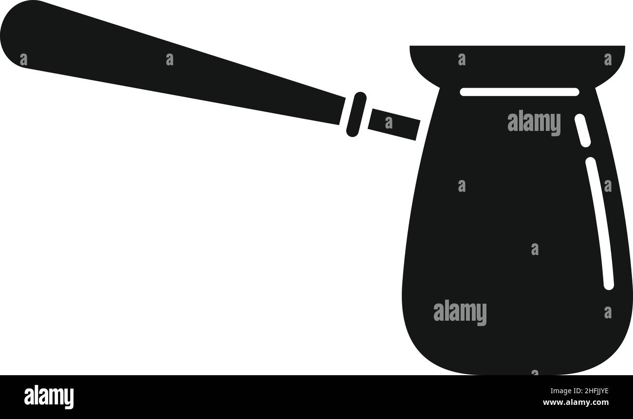 Coffee turka icon simple vector. Hot drink. Morning caffeine Stock Vector Image & Art - Alamy