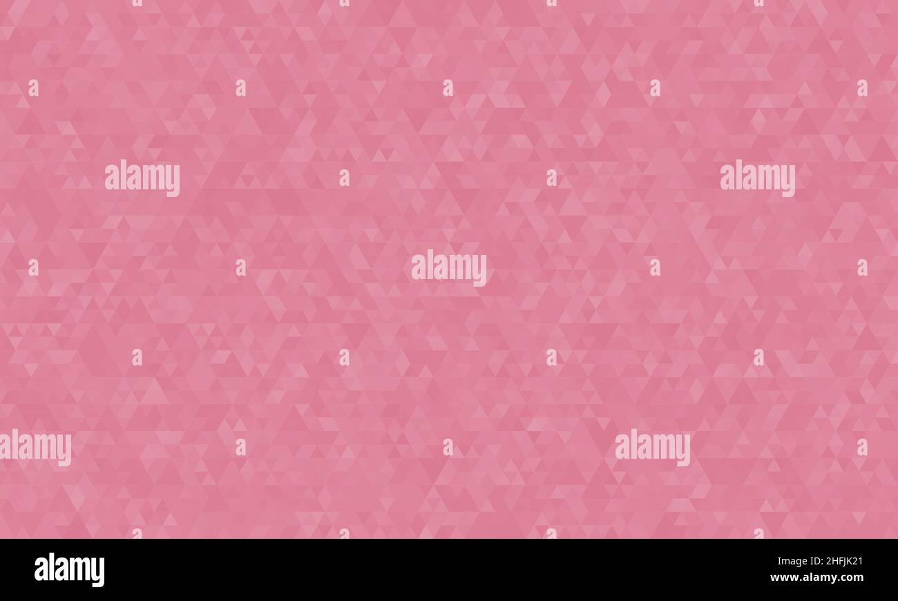 Abstract geometric background, pattern of triangles in Pacific Pink ...