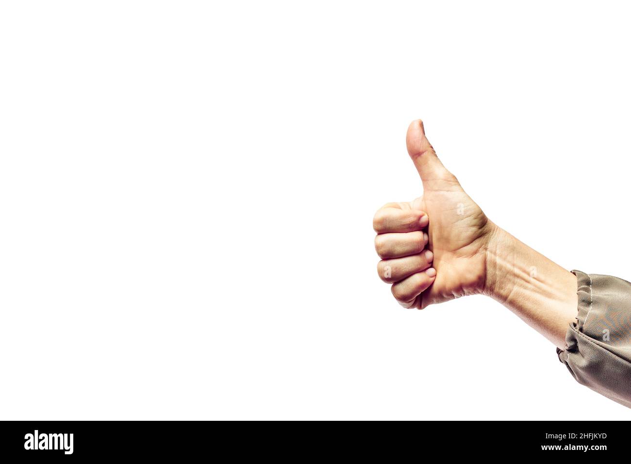 Positive sign language Cut Out Stock Images & Pictures - Alamy