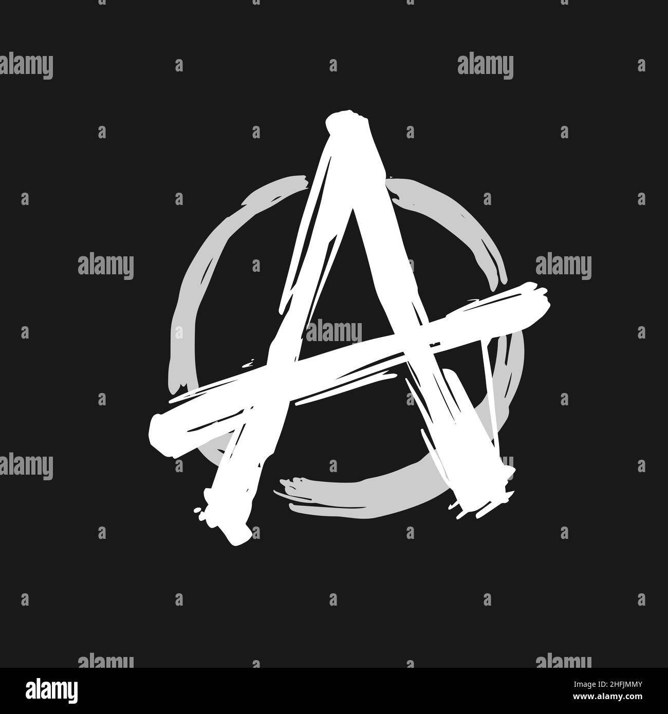 Anarchy symbol graffiti Stock Vector Images - Alamy