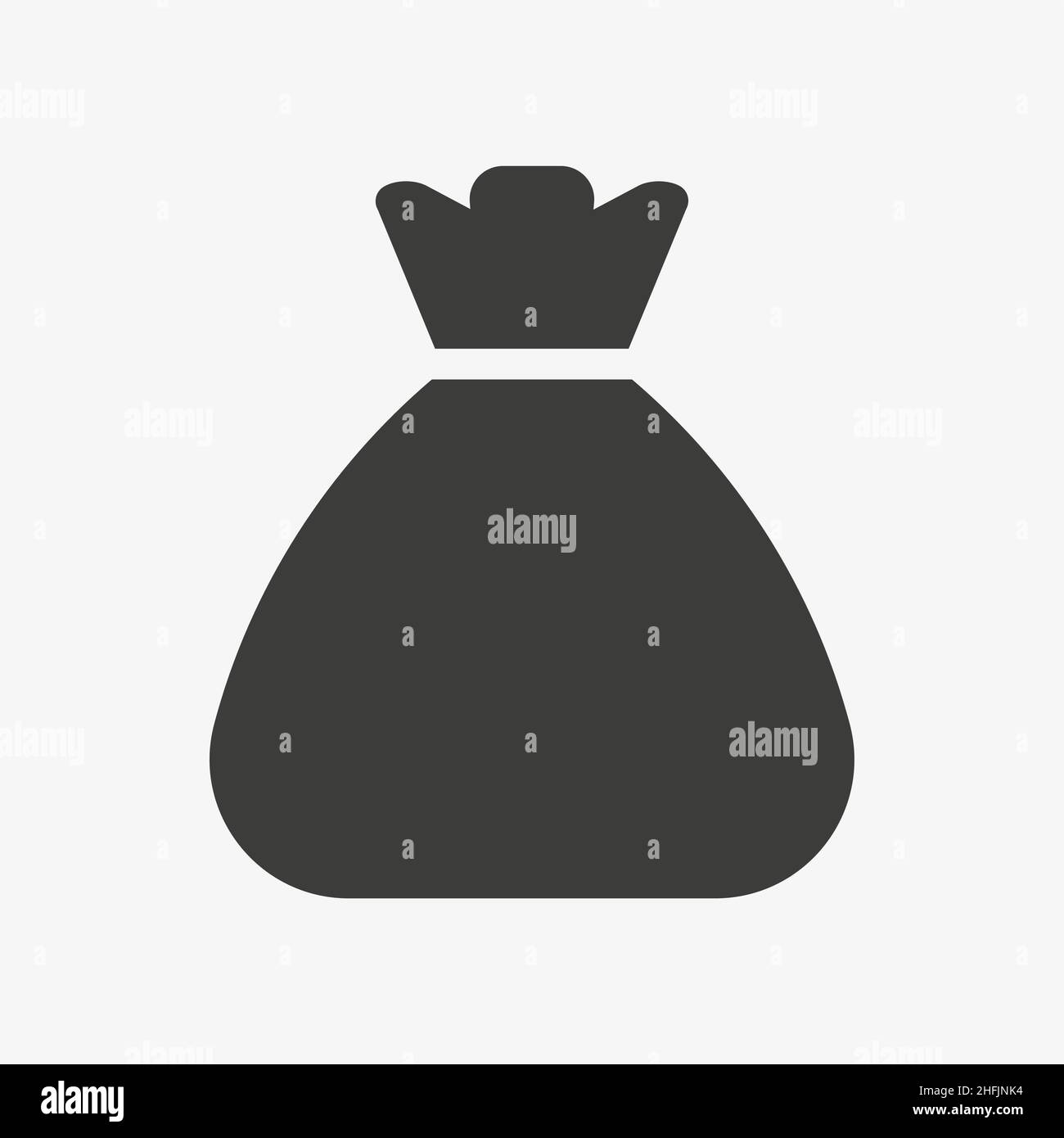Empty money sack Stock Vector Images - Alamy