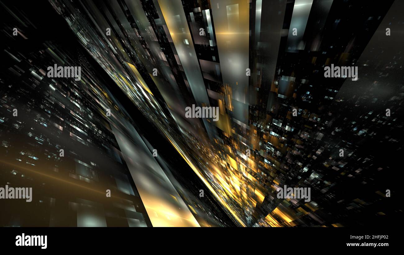 Hi tech digital interior Abstract data center server, business ...