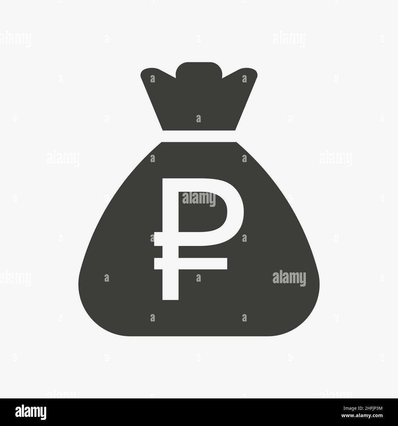 Ruble bag Stock Vector Images - Alamy
