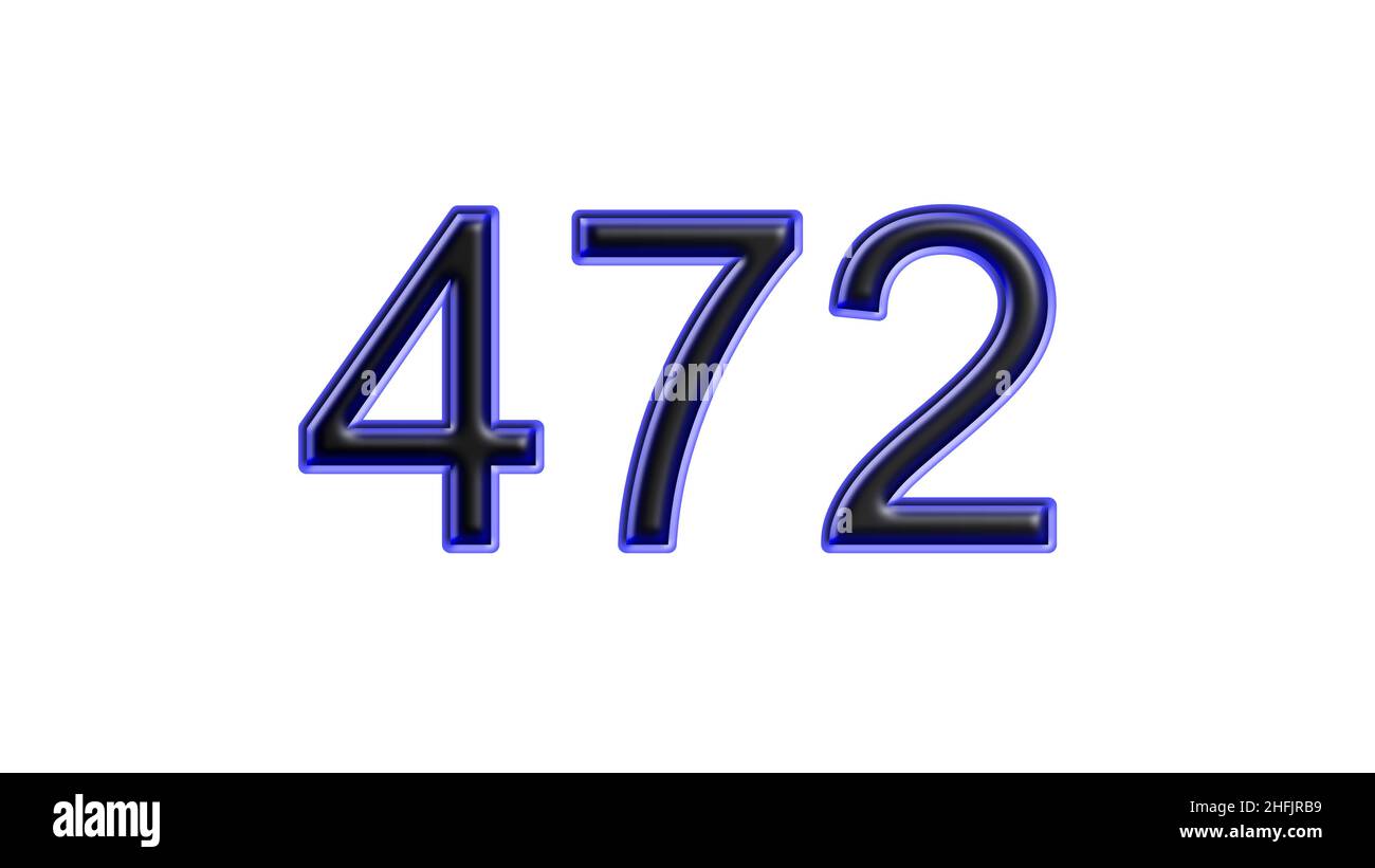 3d number 472 hi-res stock photography and images - Alamy