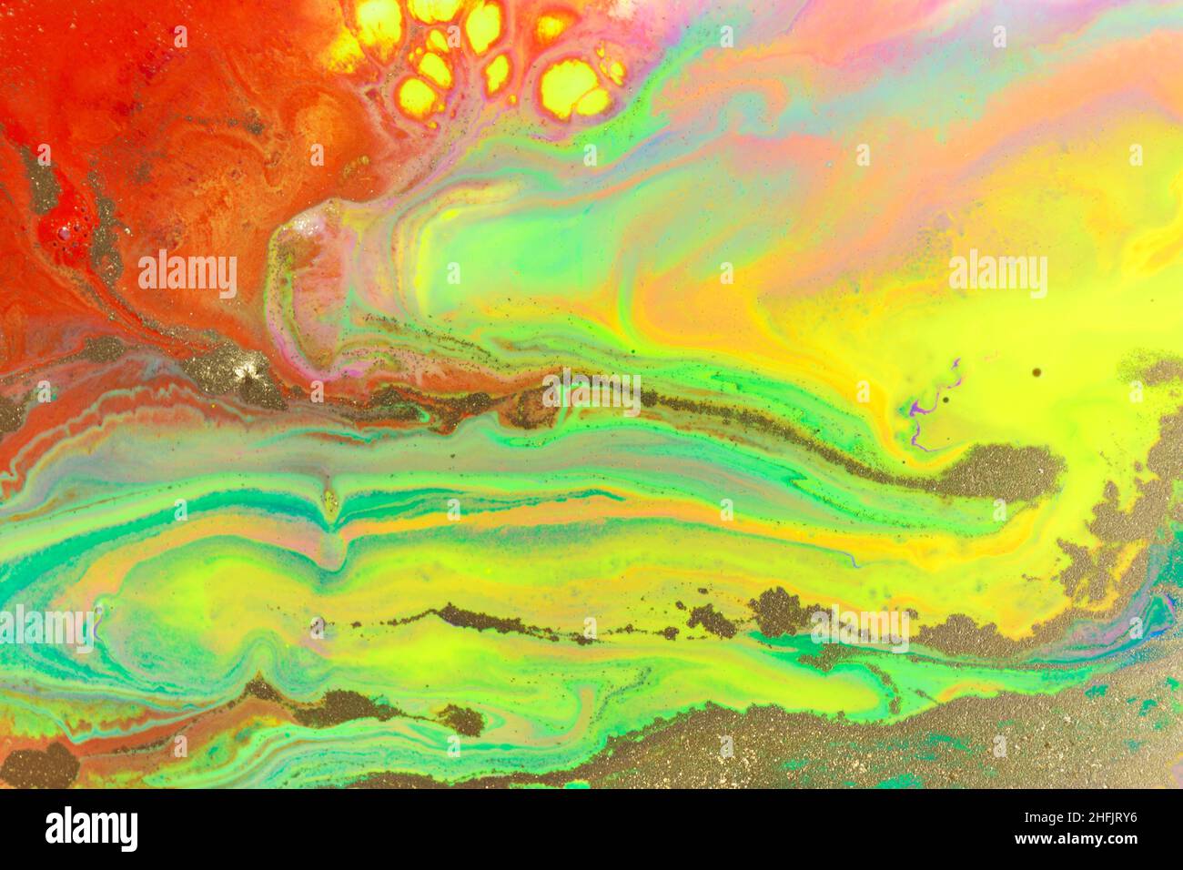 Fluorescent paint splash hi-res stock photography and images - Alamy