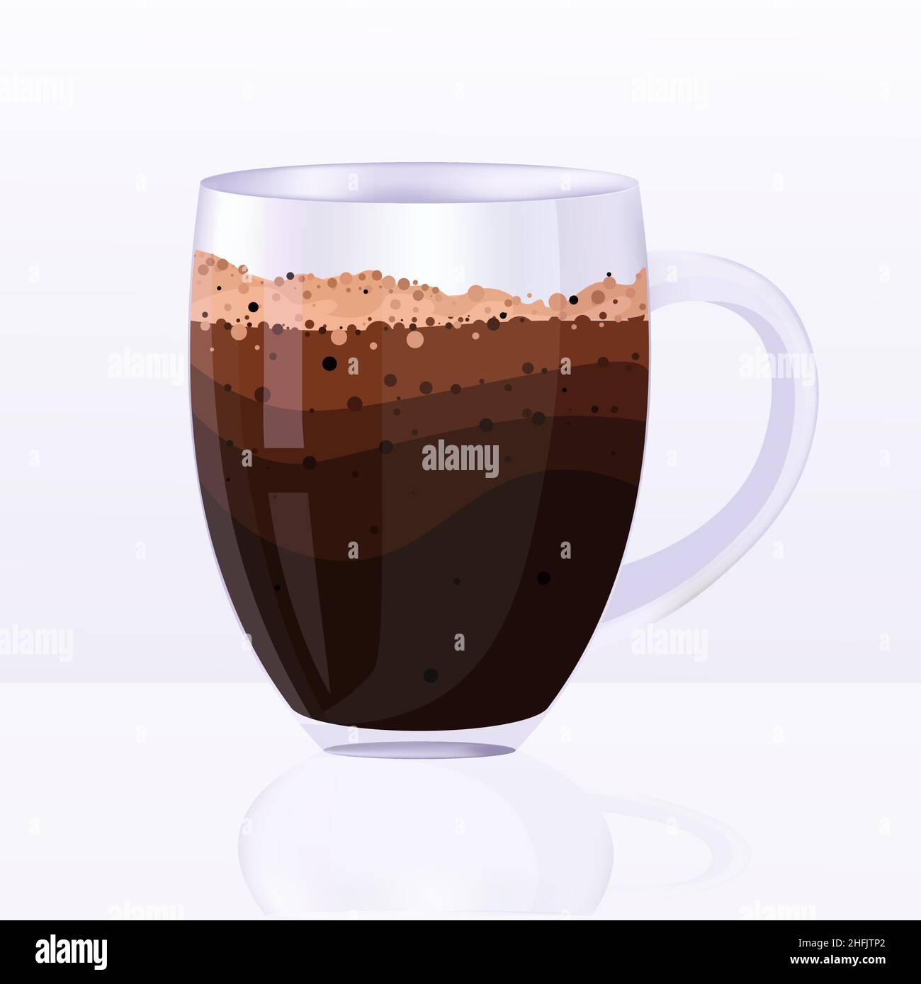 Hot black americano Stock Vector Images - Alamy