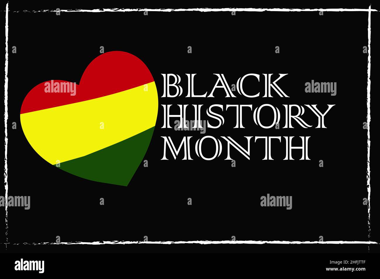 Celebrating African-Americans Black history month lettering with ...