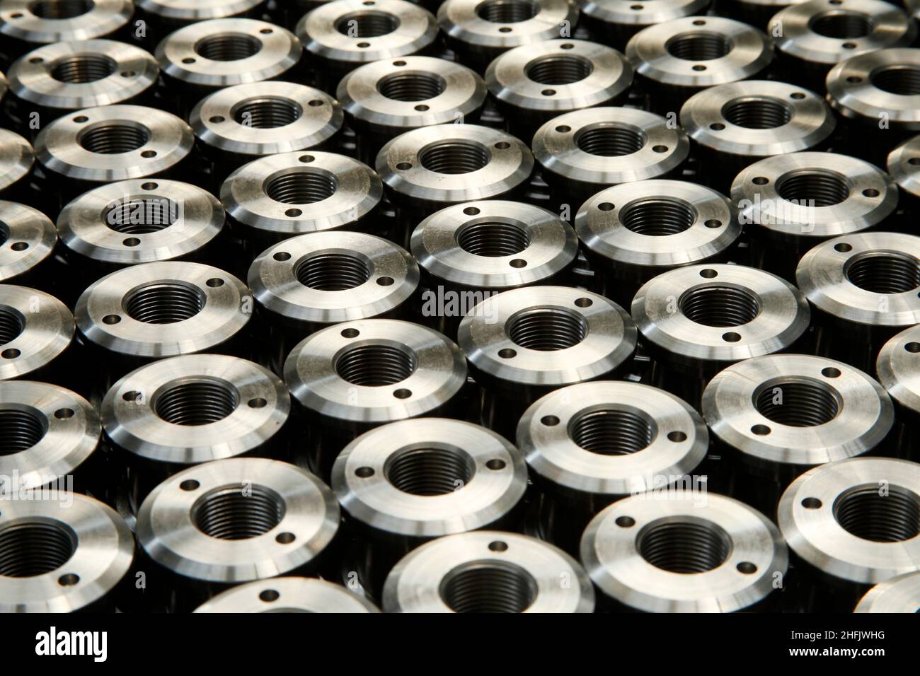 New fabrication steel rollers texture background. Metal industry Stock ...