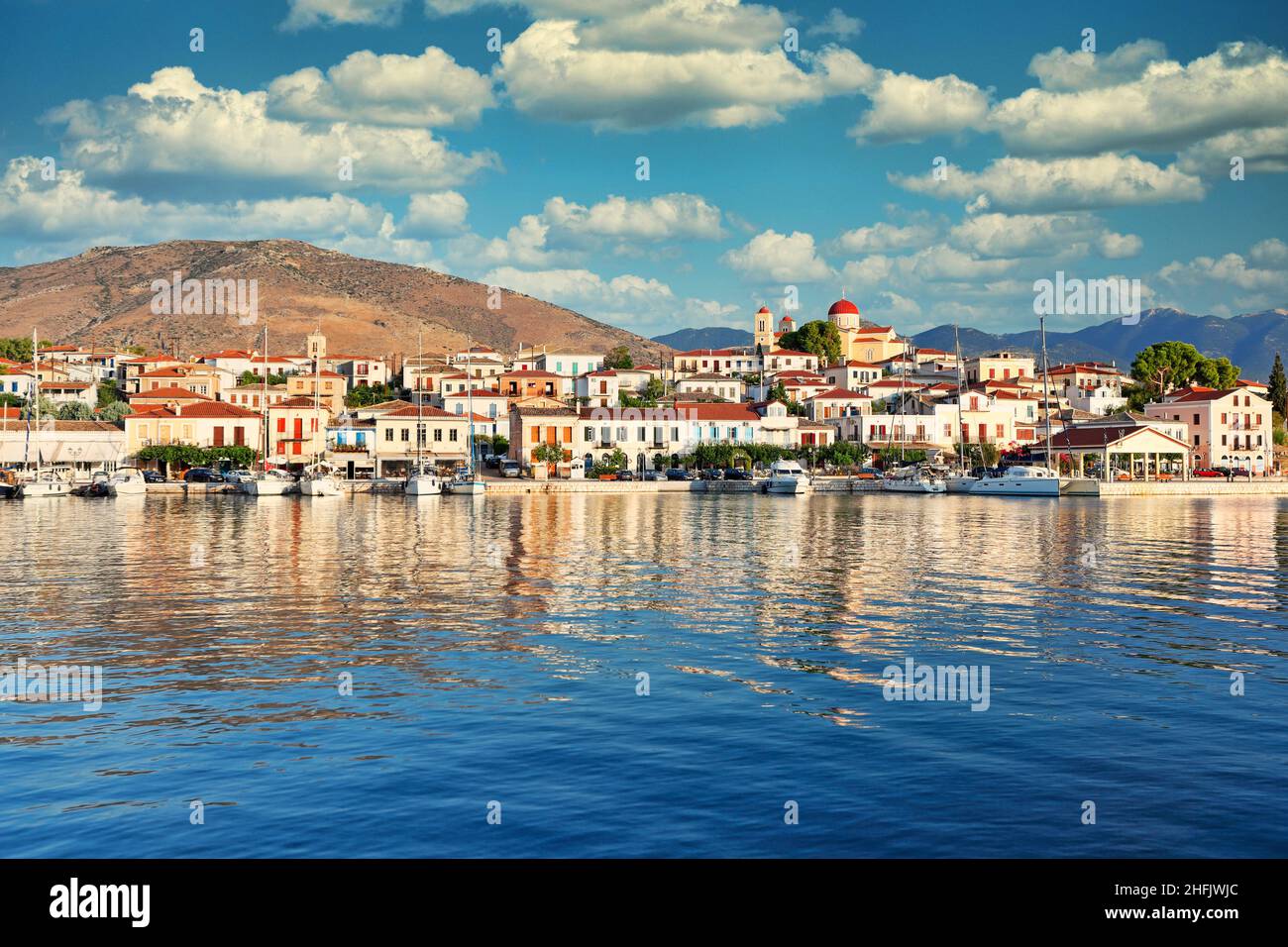 The historic city Galaxidi, Greece Stock Photo - Alamy