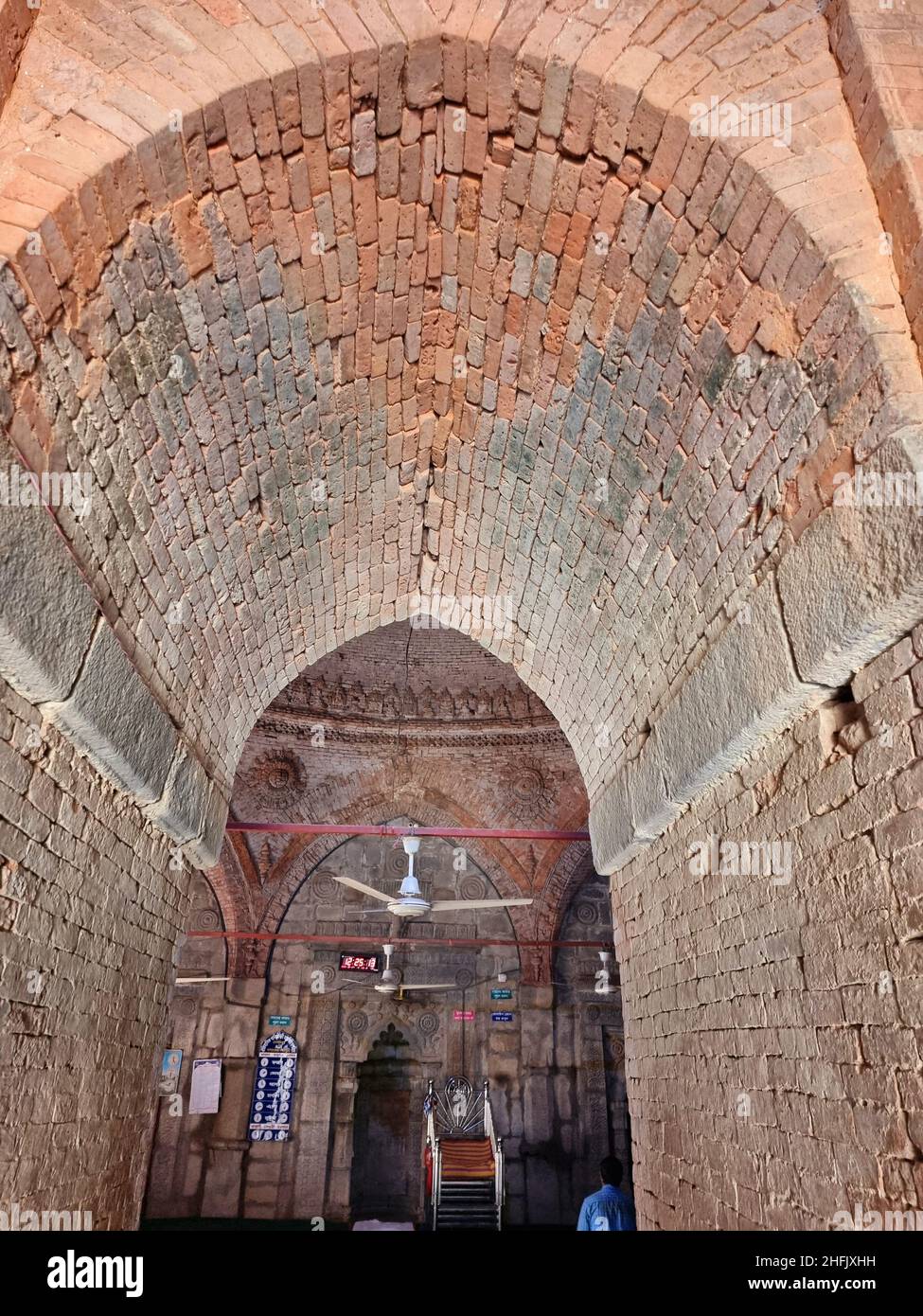 Remnants of different terracotta and brick mosques, built during the ...