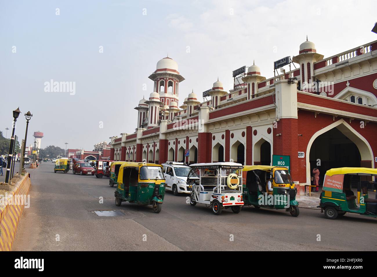 26 December 2021, Lucknow, Uttar Pradesh, India. Charbagh Railway ...