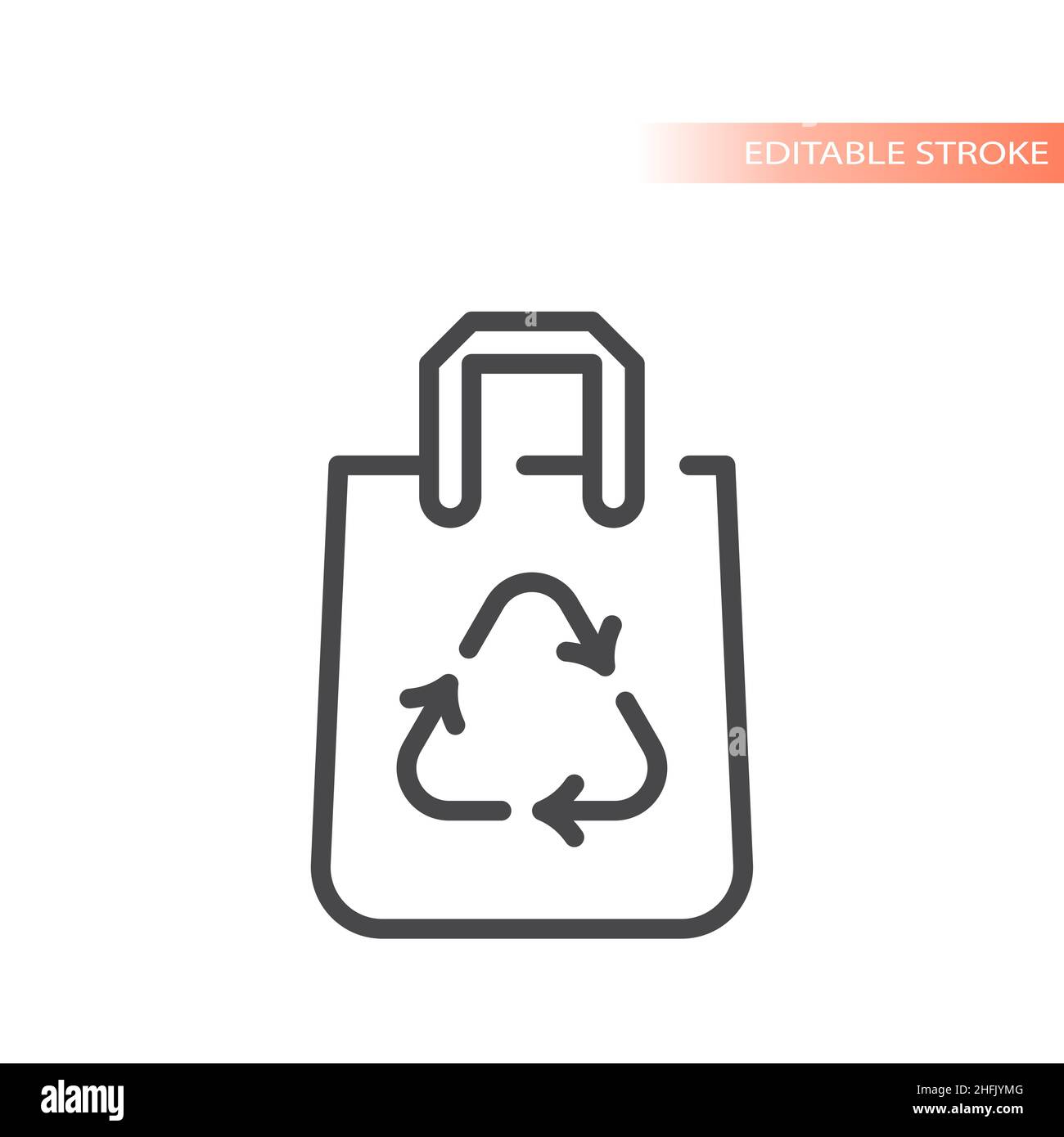 Recycle symbol plastic bag hi-res stock photography and images - Alamy