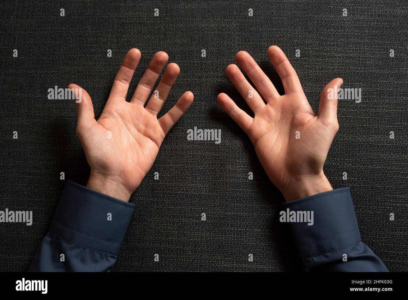 Male white hands Stock Photo - Alamy