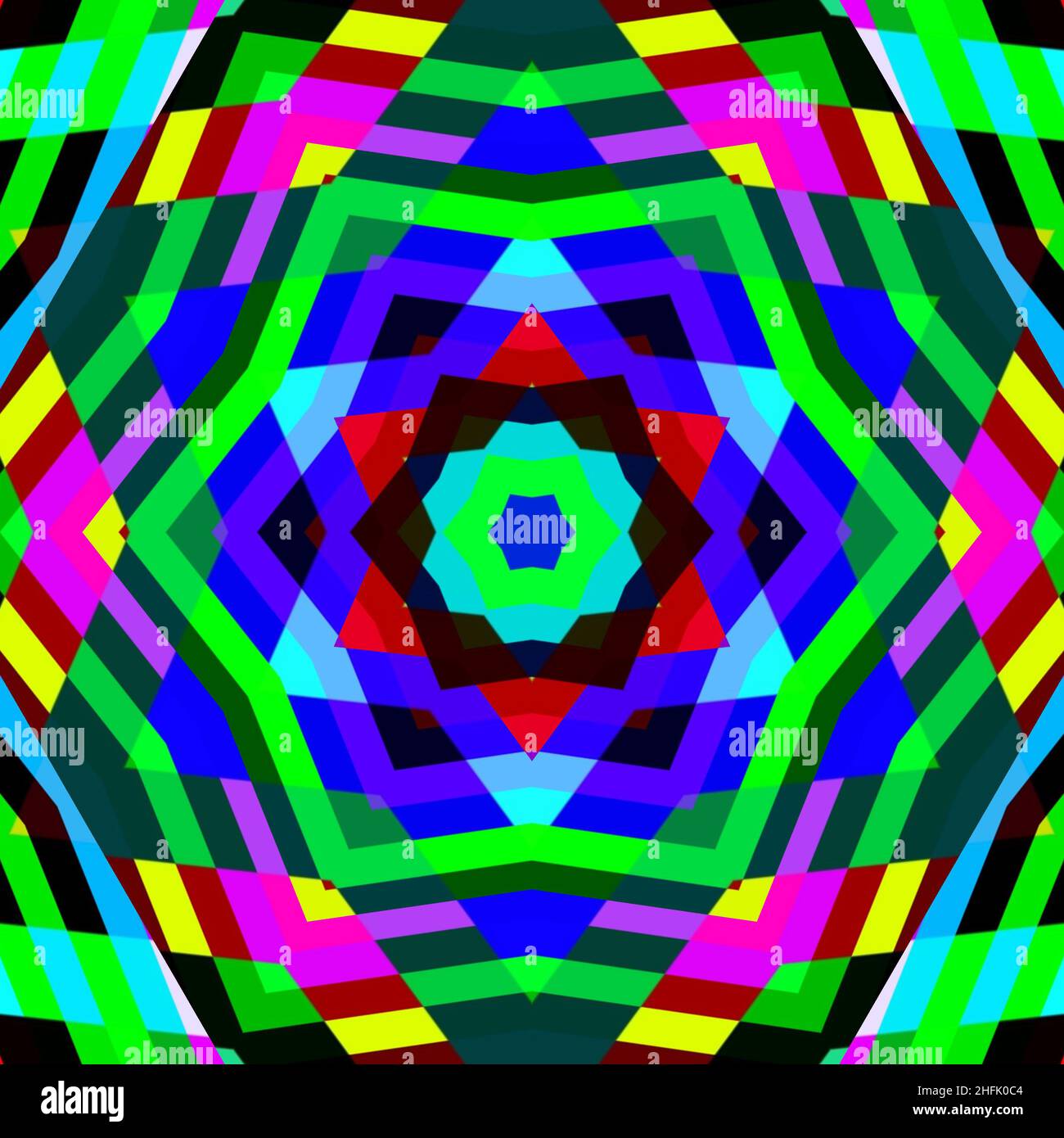 Abstract geometric kaleidoscope background. Beautiful multicolor ...