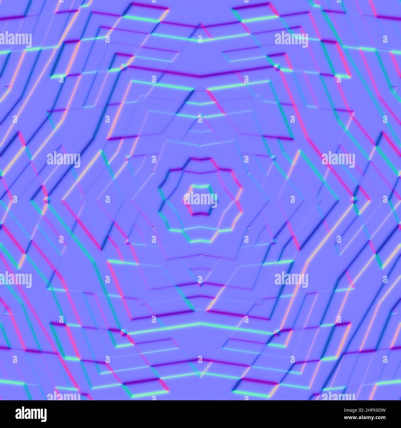 Abstract geometric kaleidoscope background. Kaleidoscope normal map ...