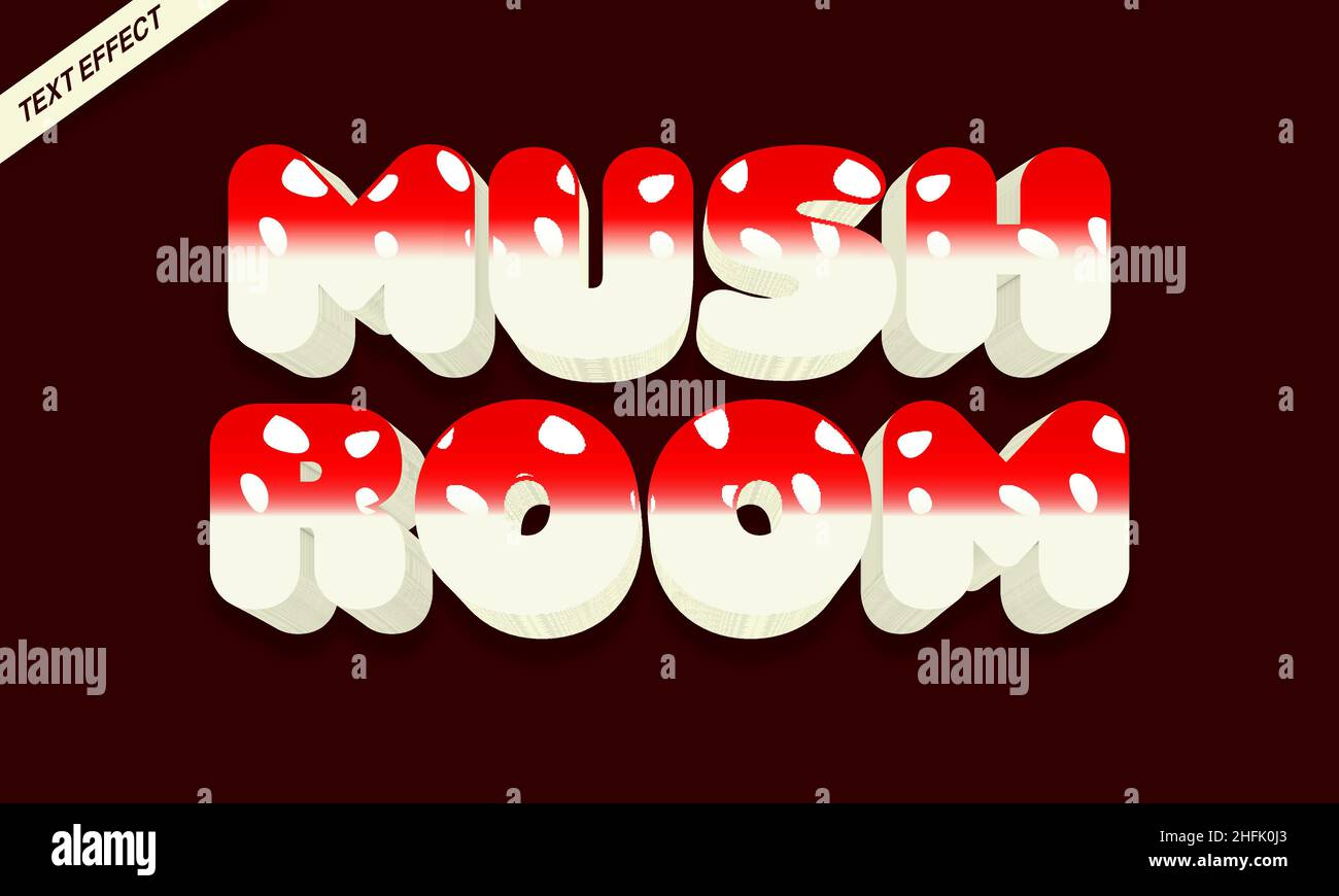 Mushroom effect Stock Vector Images - Alamy