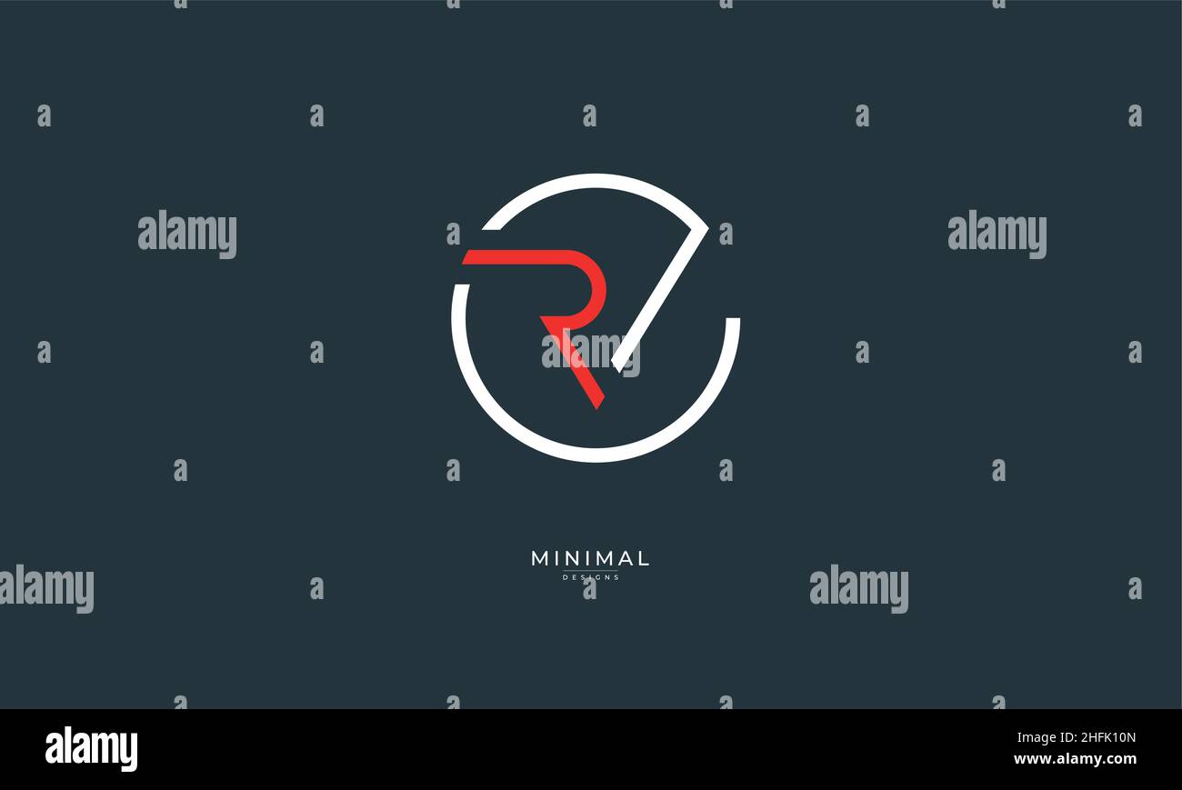 Alphabet letter icon logo ER or RV Stock Vector Image & Art - Alamy