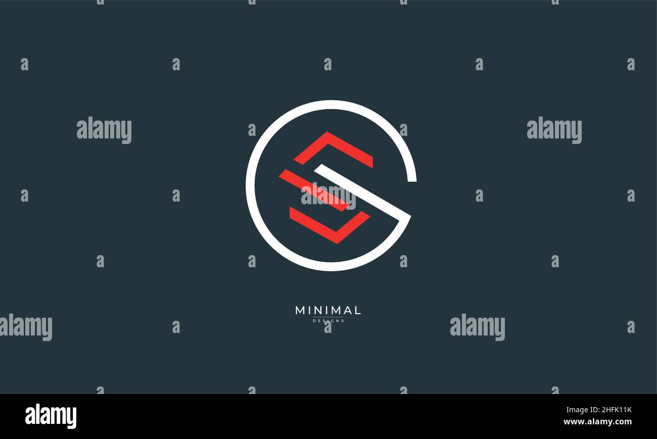 Alphabet letter icon logo GS or SG Stock Vector Image & Art - Alamy