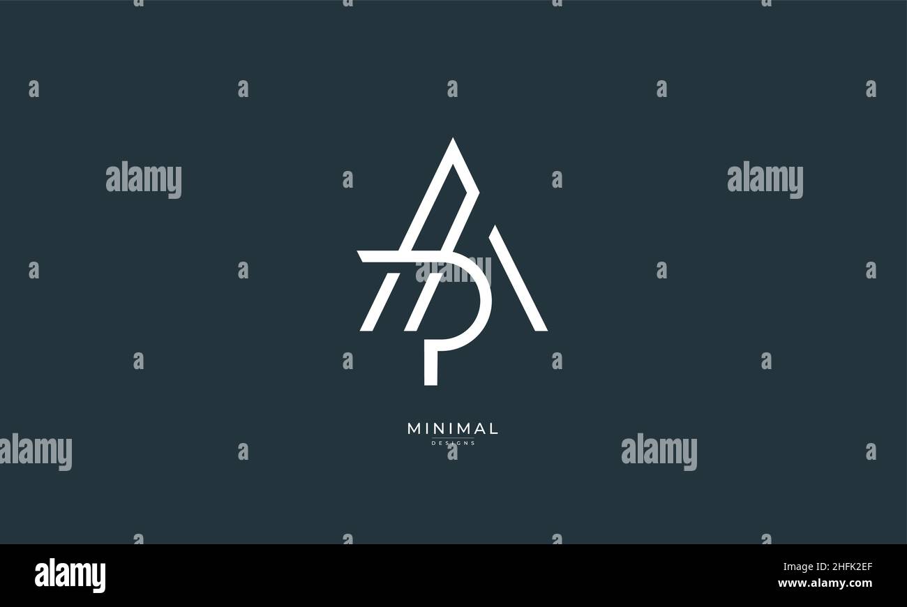 Alphabet letter icon logo AP or PA Stock Vector Image & Art - Alamy