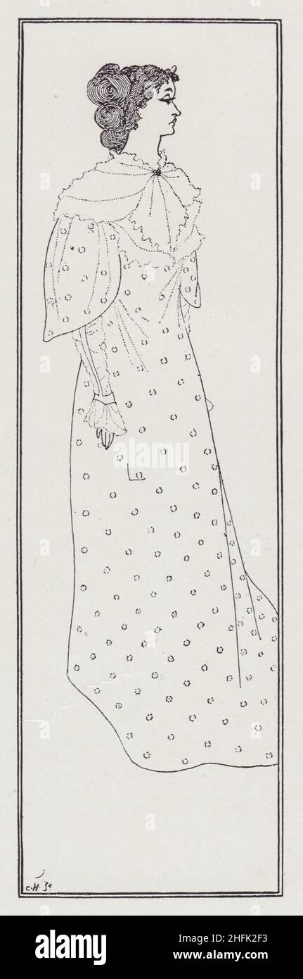 Miss Winifred Emery, 1894. Portrait of British actress and actor ...