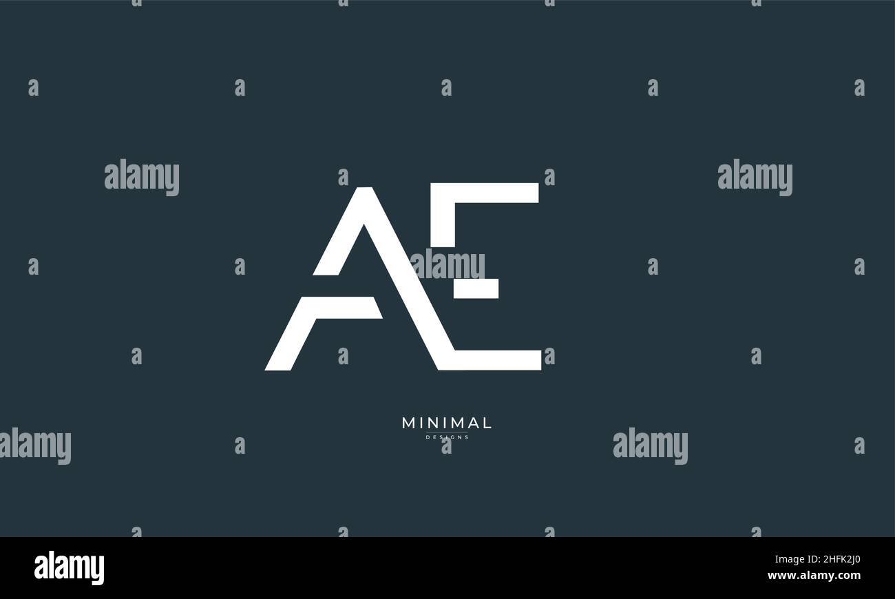 Ae vector logo Stock Vector Images - Alamy