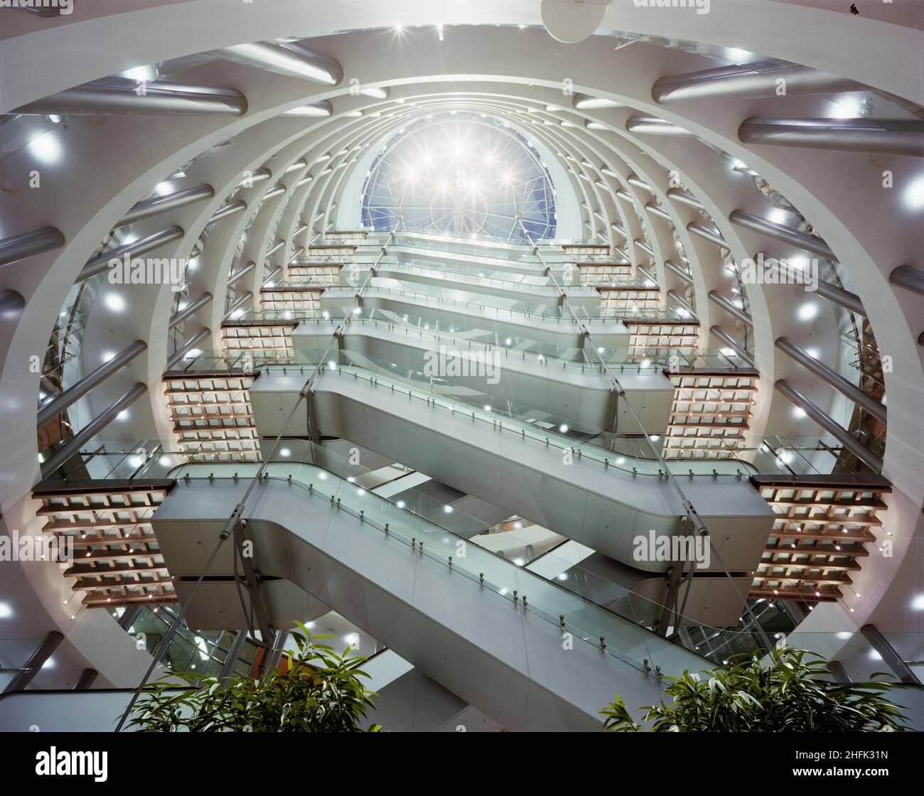 3 Minster Court, Mincing Lane, City of London, 12/10/1993. Looking up ...