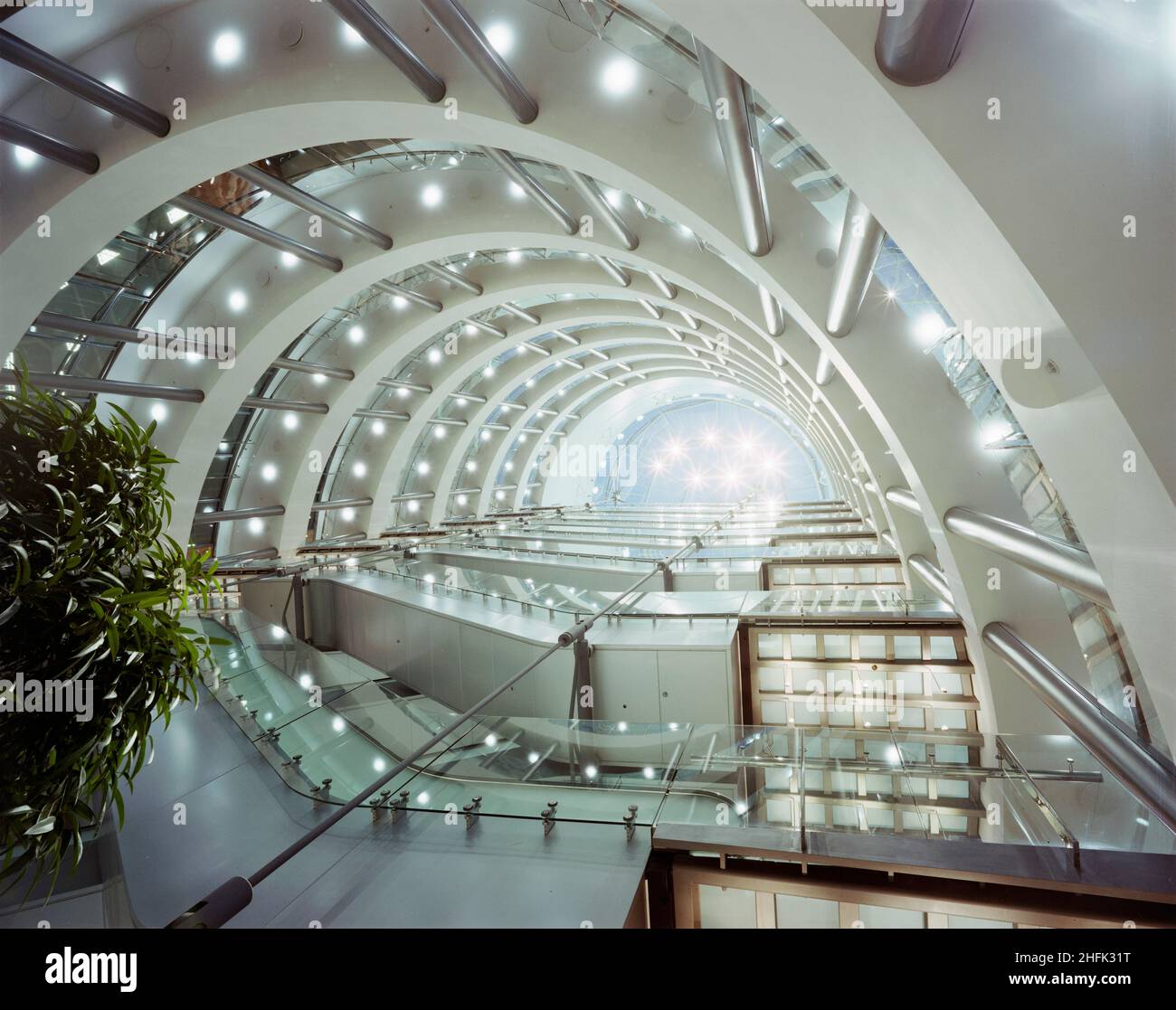 3 Minster Court, Mincing Lane, City of London, 12/10/1993. Looking up ...