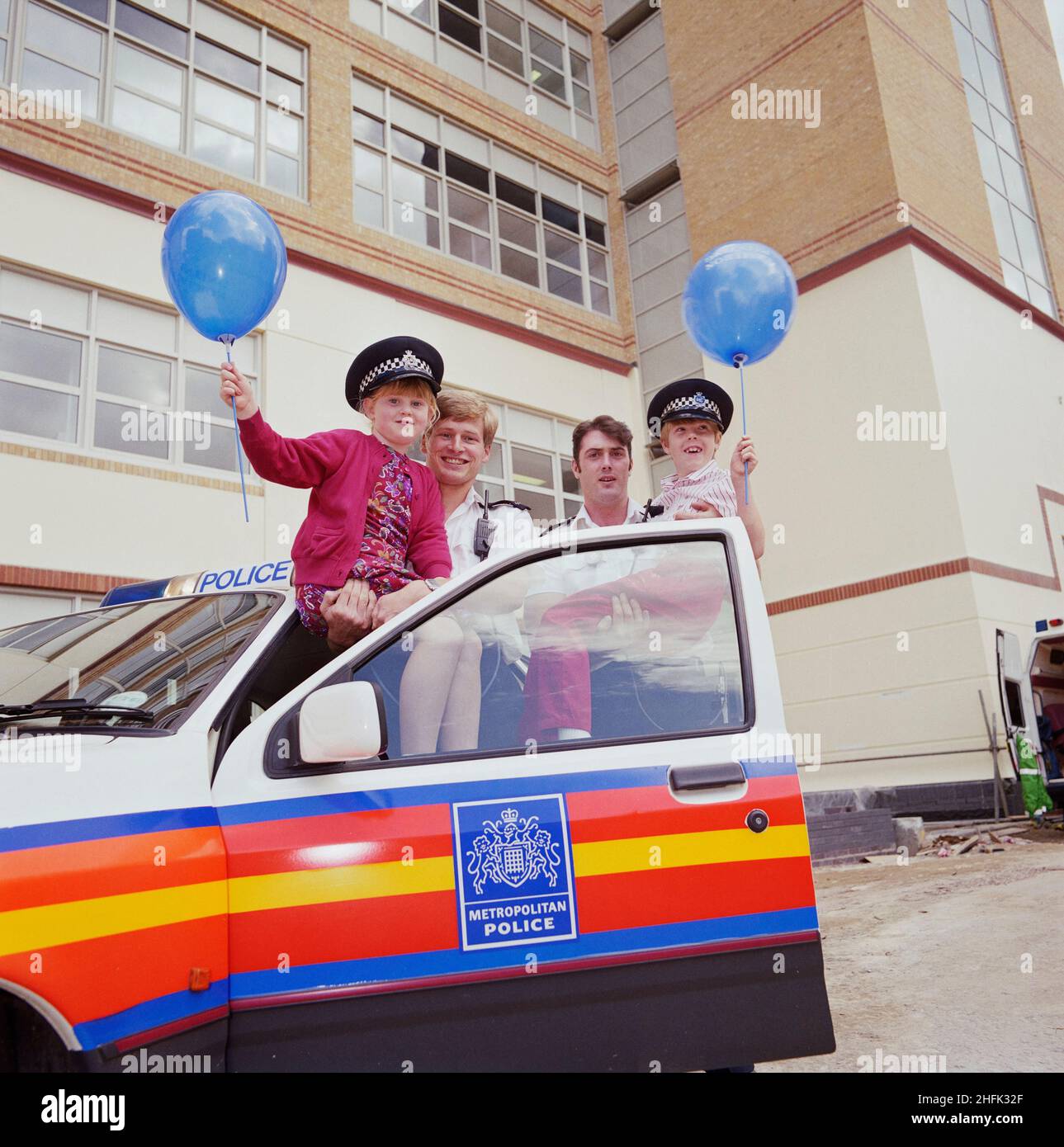 Chelsea police with children hi-res stock photography and images - Alamy