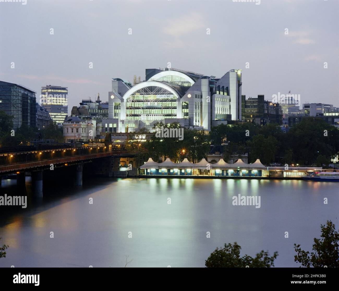 Embankment Place, City of Westminster, London, 01/09/1990. A view of ...