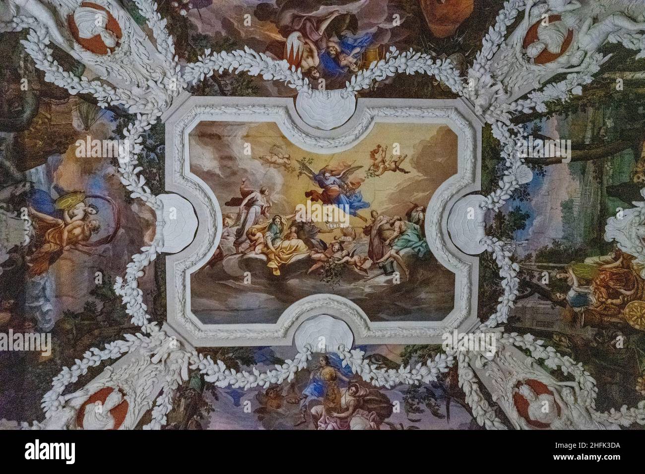 Decaying Statenberg castle still shows its magnificent past Stock Photo ...