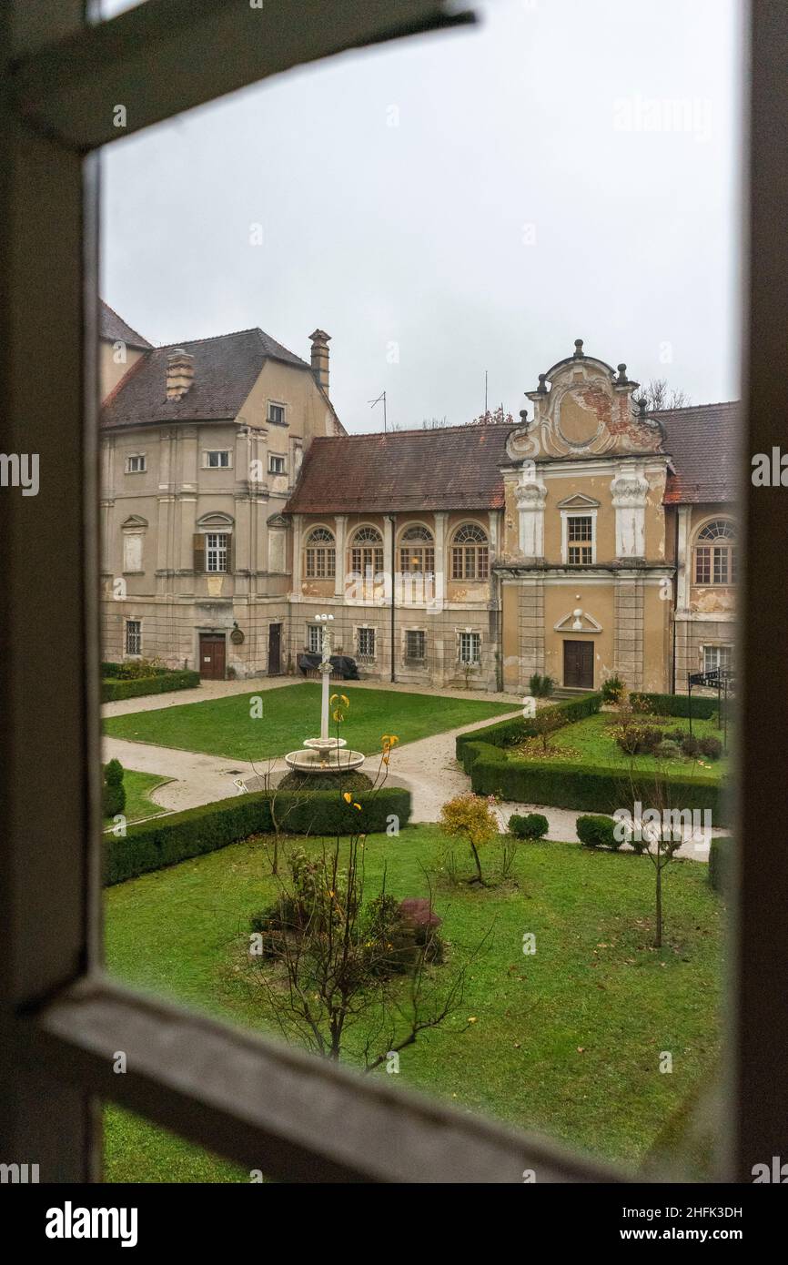 Decaying Statenberg castle still shows its magnificent past Stock Photo ...