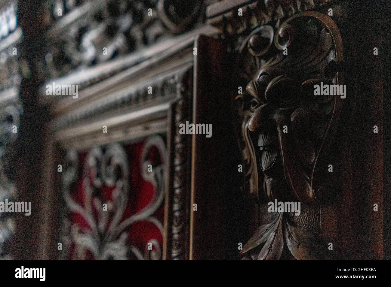 Decaying Statenberg castle still shows its magnificent past Stock Photo ...