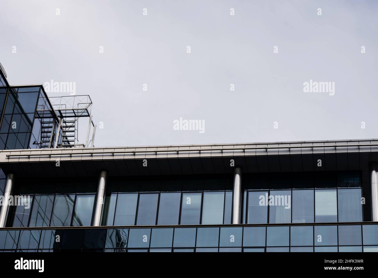 glass architecture of modern building in Europe Stock Photo - Alamy