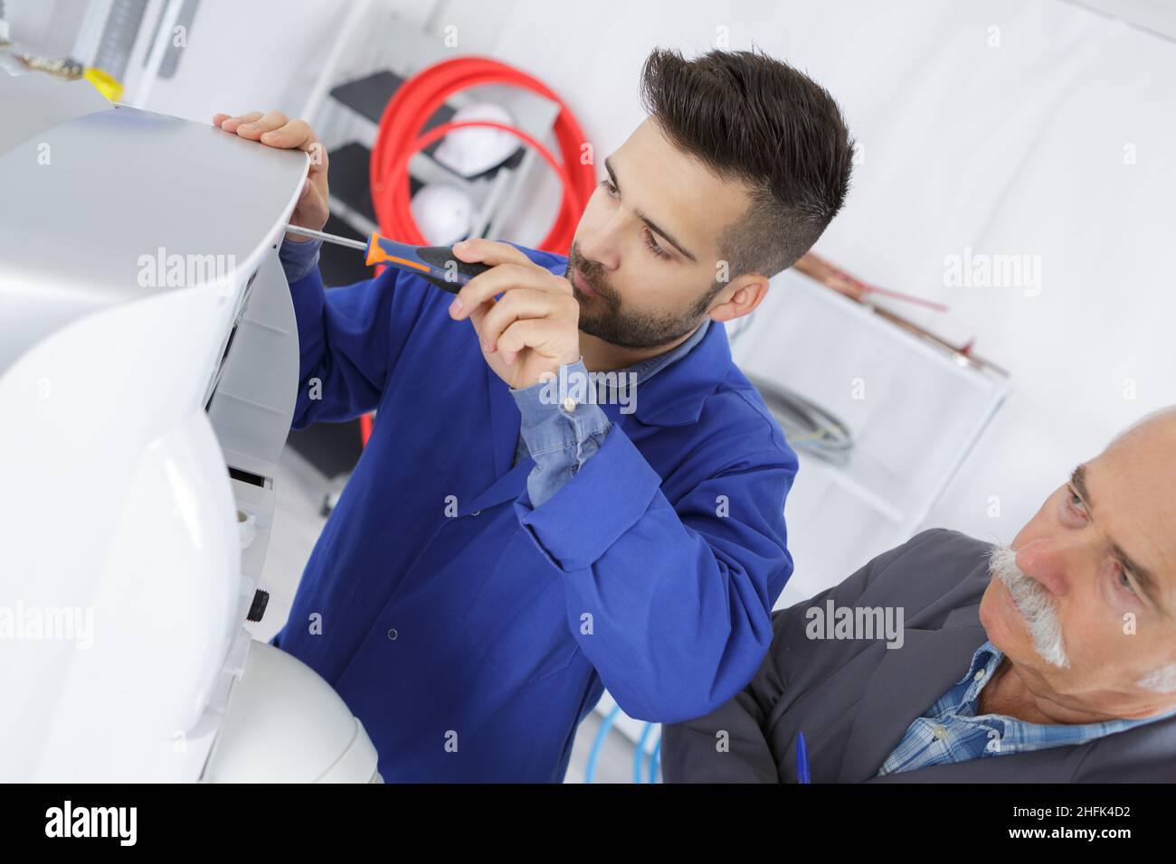 engineers at work Stock Photo - Alamy