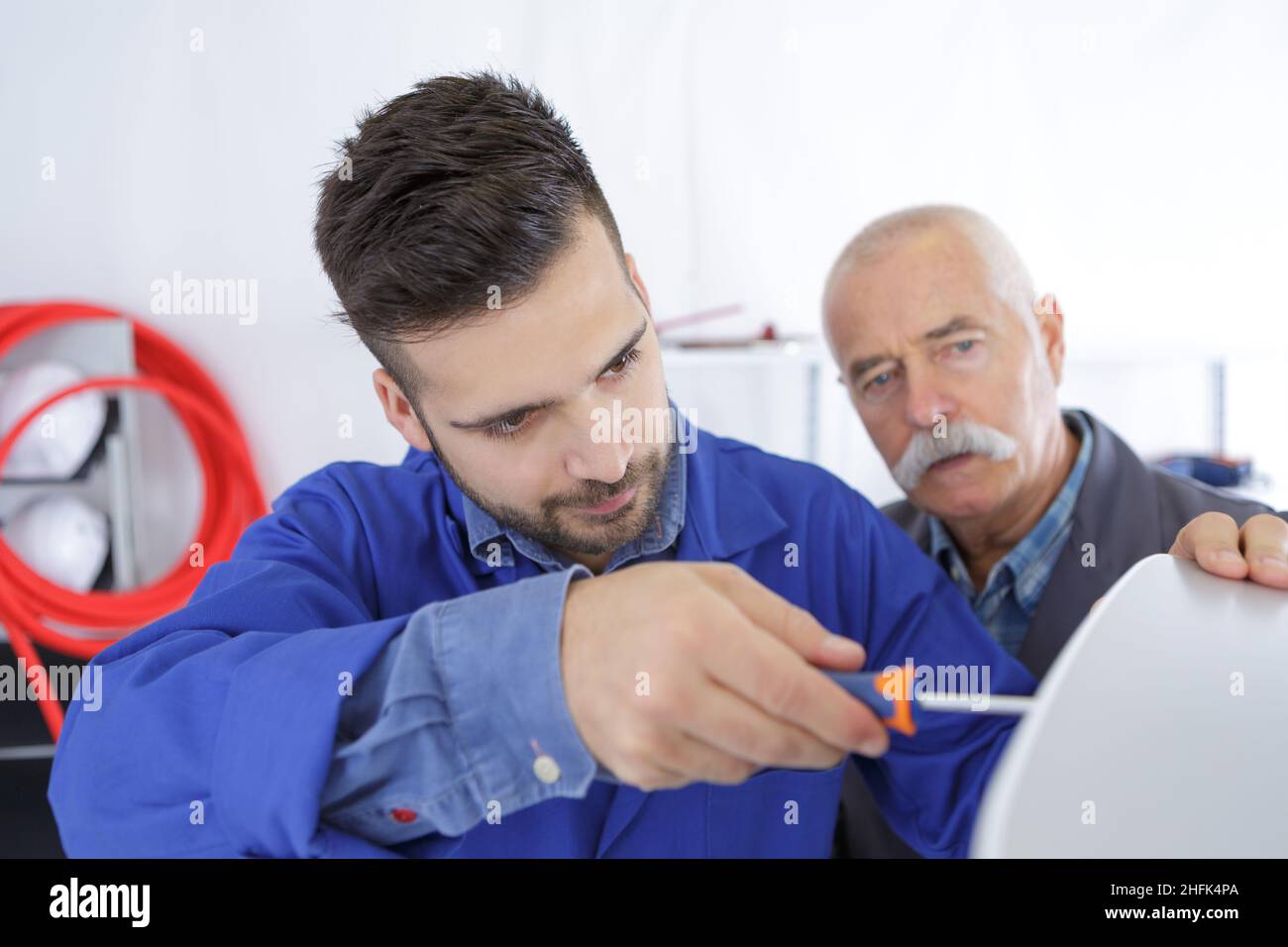 Apprentice spanner working on hi-res stock photography and images - Alamy