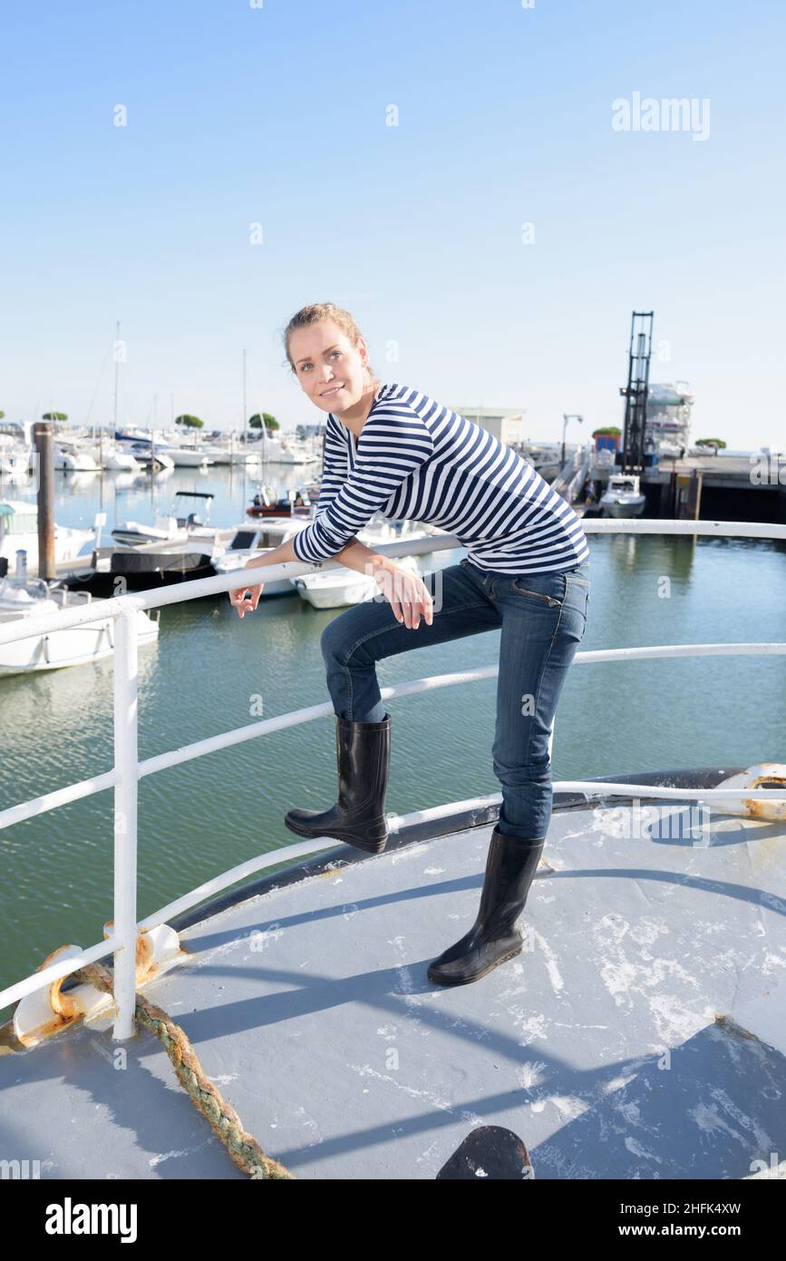 Female fisherman hi-res stock photography and images - Alamy