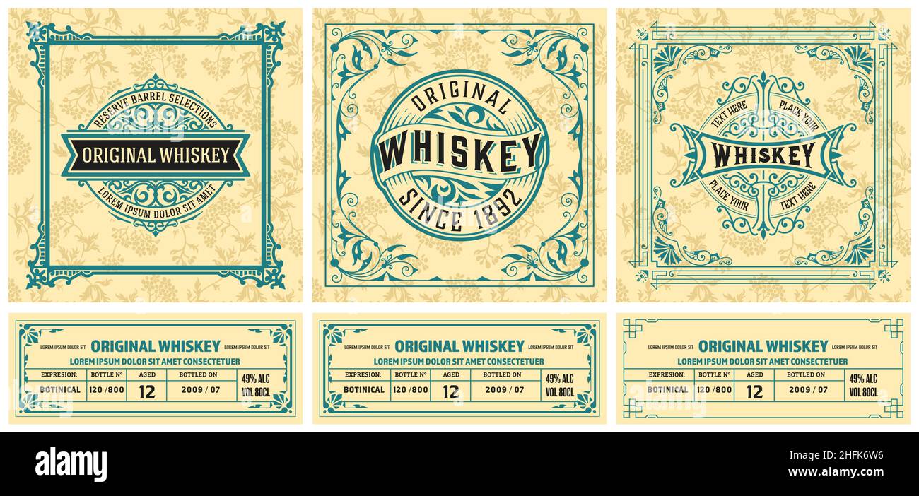 Set of 3 vintage labels for packing Stock Vector Image & Art - Alamy