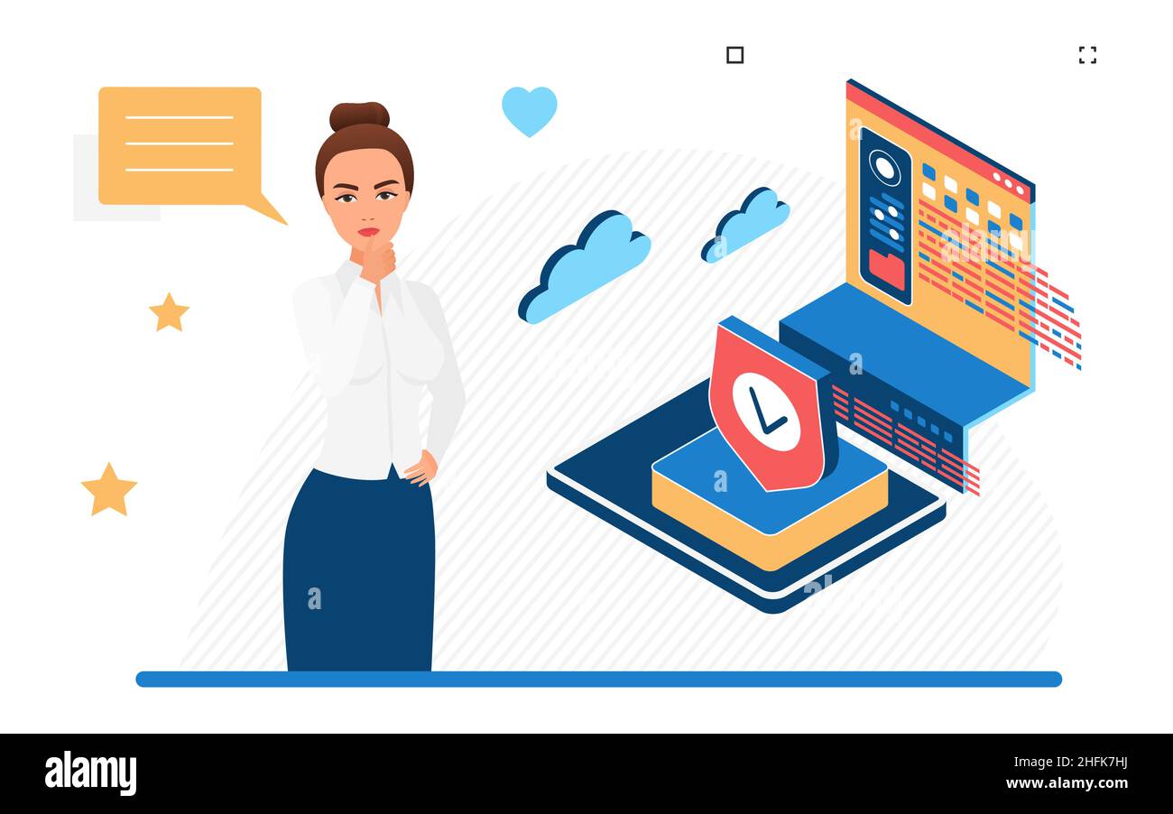 Artificial intelligence in business, modern technologies of company ...