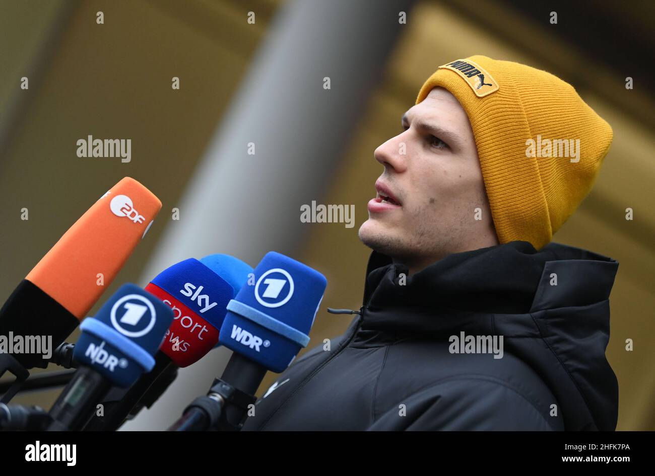 Bratislava, Slovakia. 17th Jan, 2022. Sebastian Heymann, player of the ...