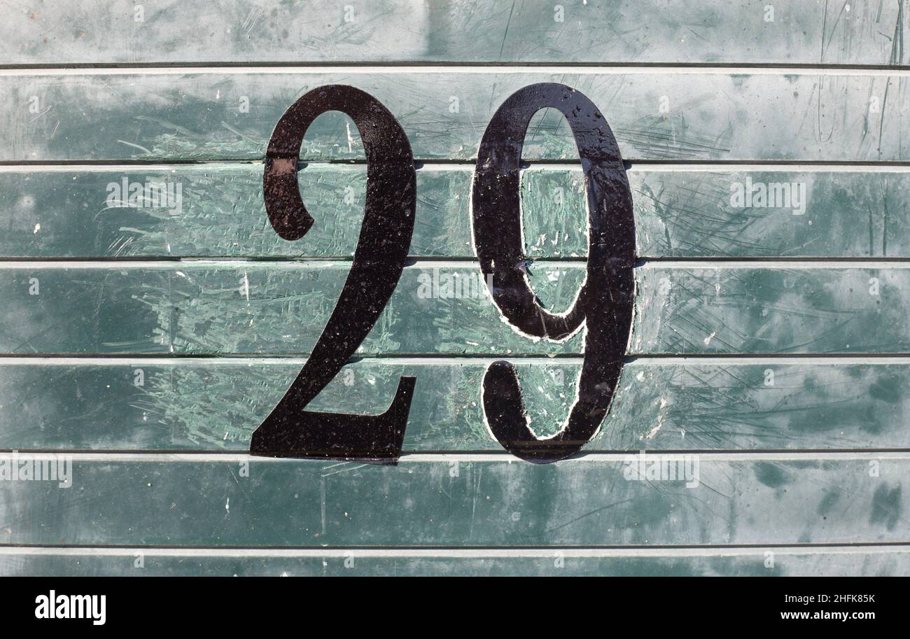 Number 29 hi-res stock photography and images - Alamy