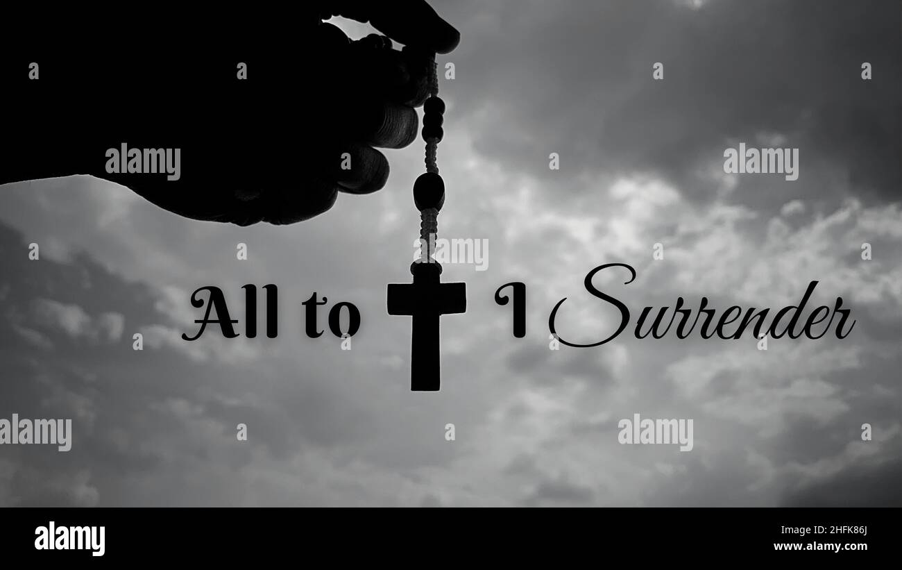 Christianity inspirational message - All to Jesus I surrender quote ...