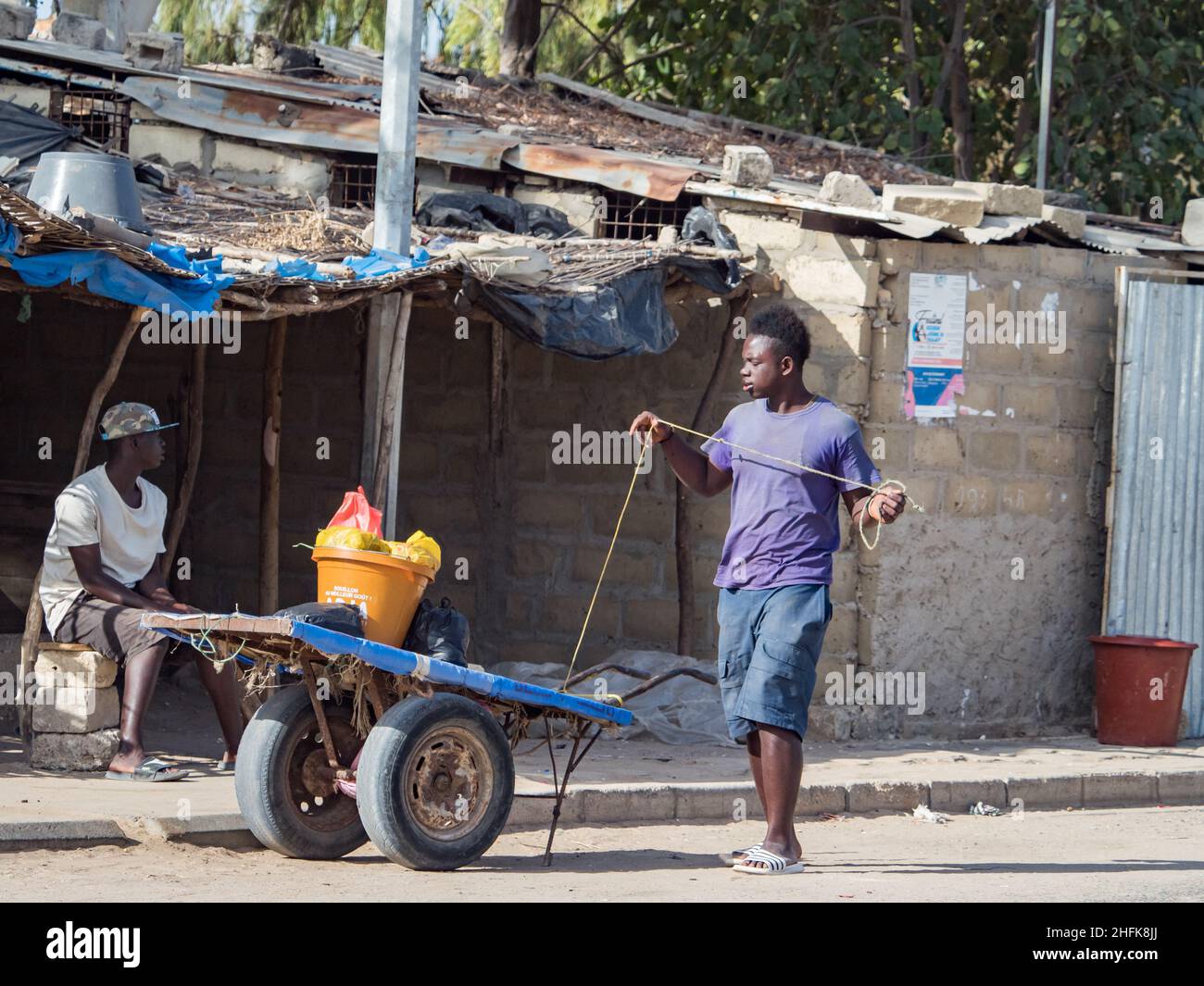 Senegal, Africa - Feb, 2019: Everyday life in the streets of African ...