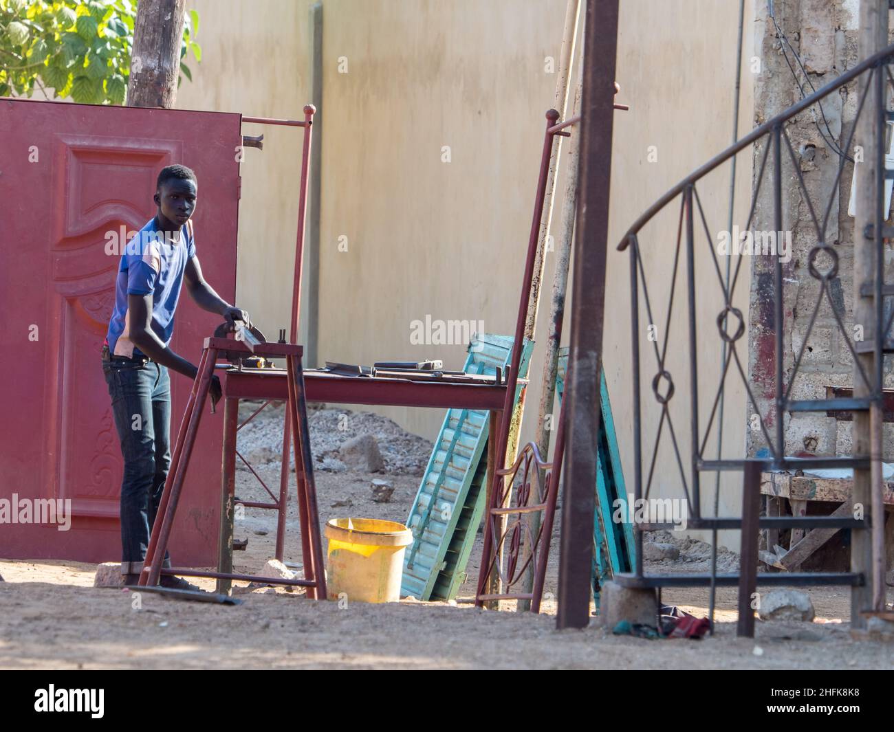 Senegal, Africa - Feb, 2019: Everyday life in the streets of African ...