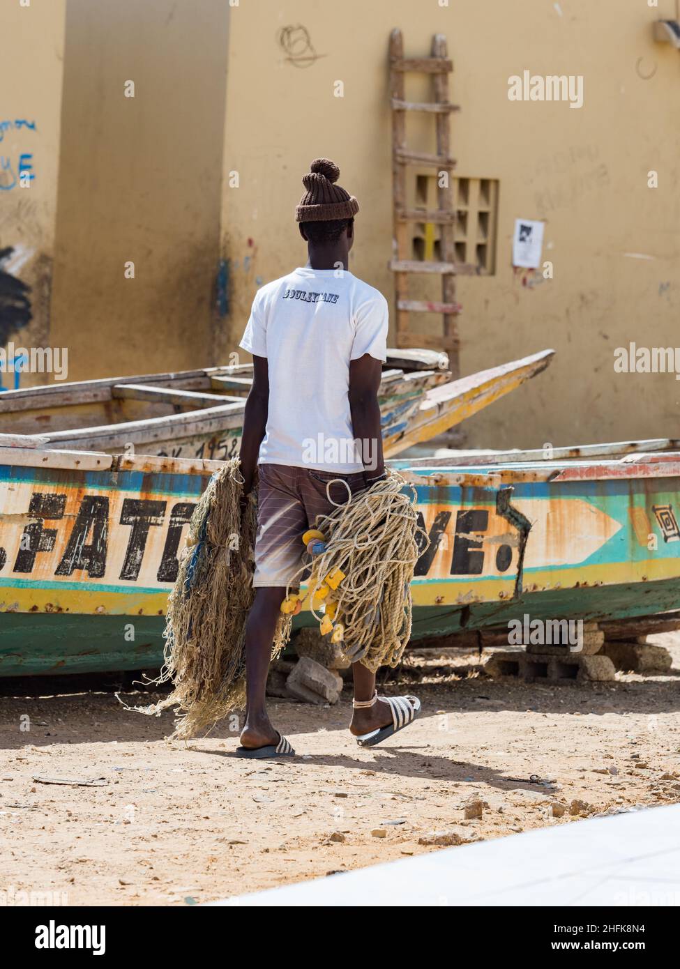 Senegal, Africa - Feb, 2019: Everyday life in the streets of African ...