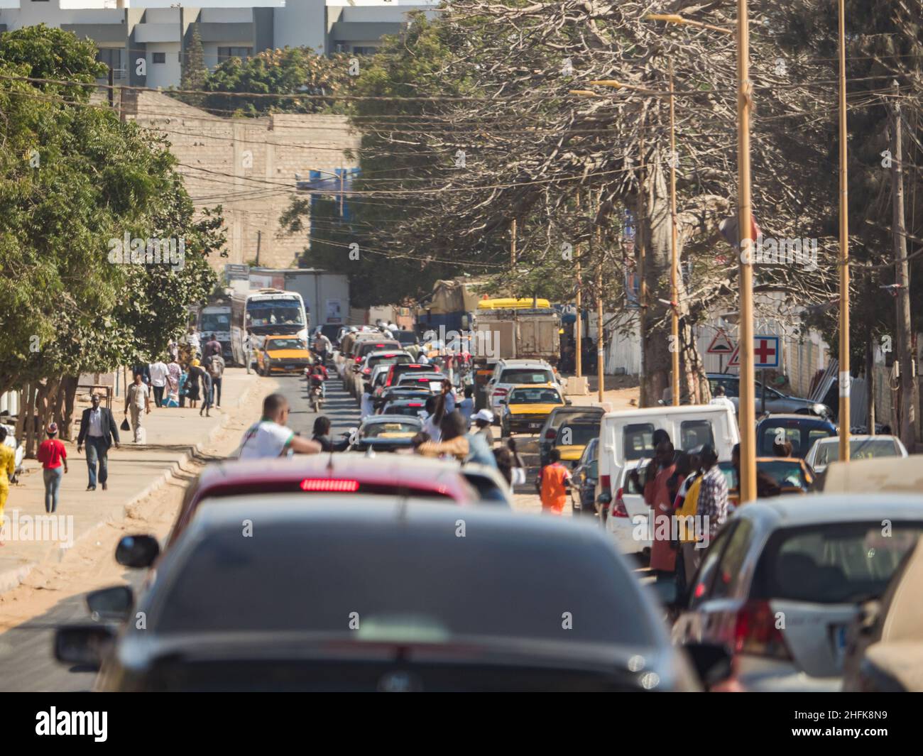 Senegal, Africa - Feb, 2019: Everyday life in the streets of Dakar ...
