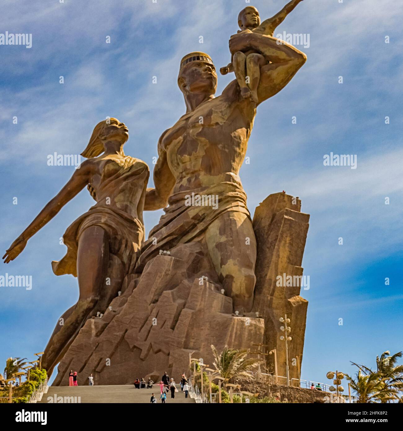 African renaissance monument in dakar hi-res stock photography and ...